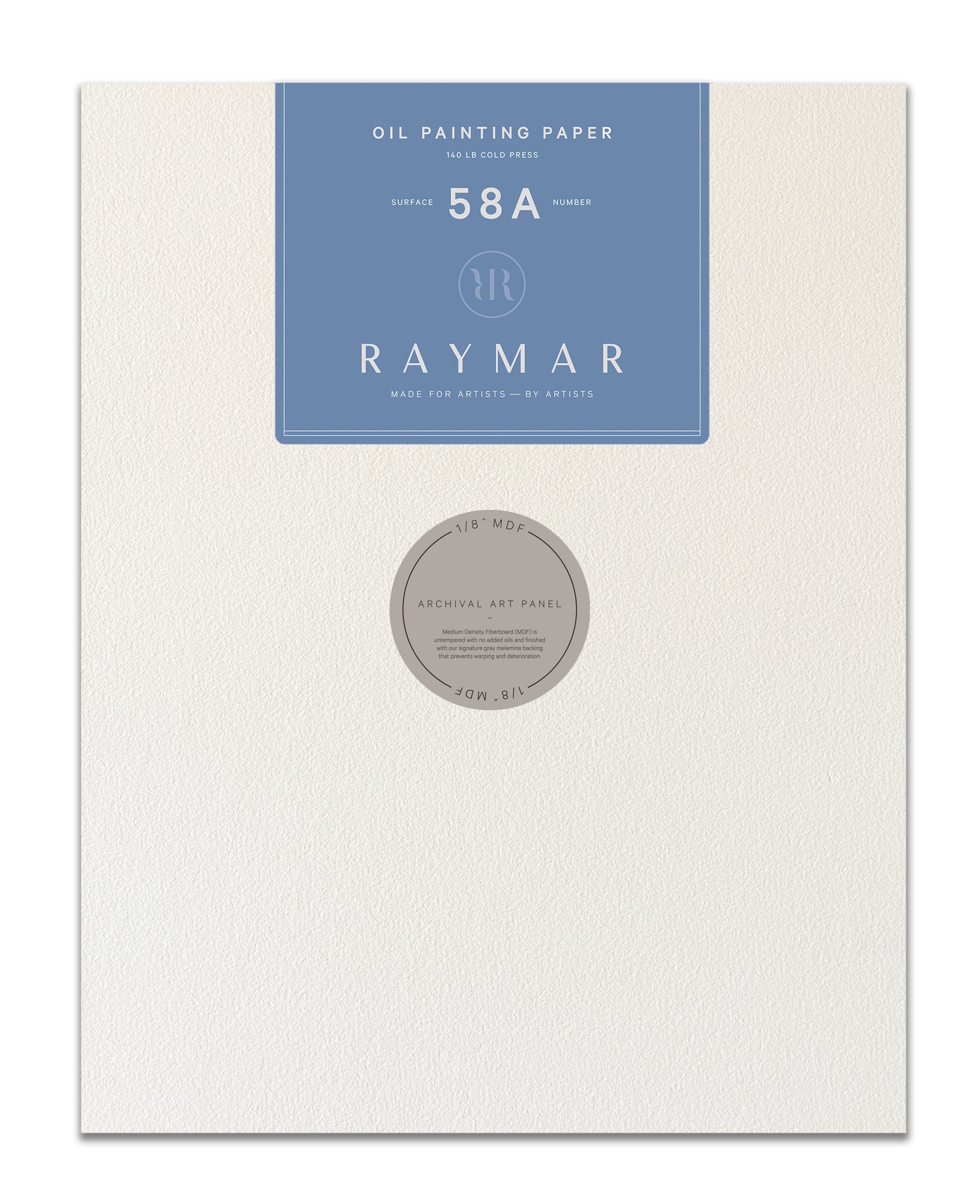 58A Arches Oil Paper Panels - 1/8" MDF – RAYMAR