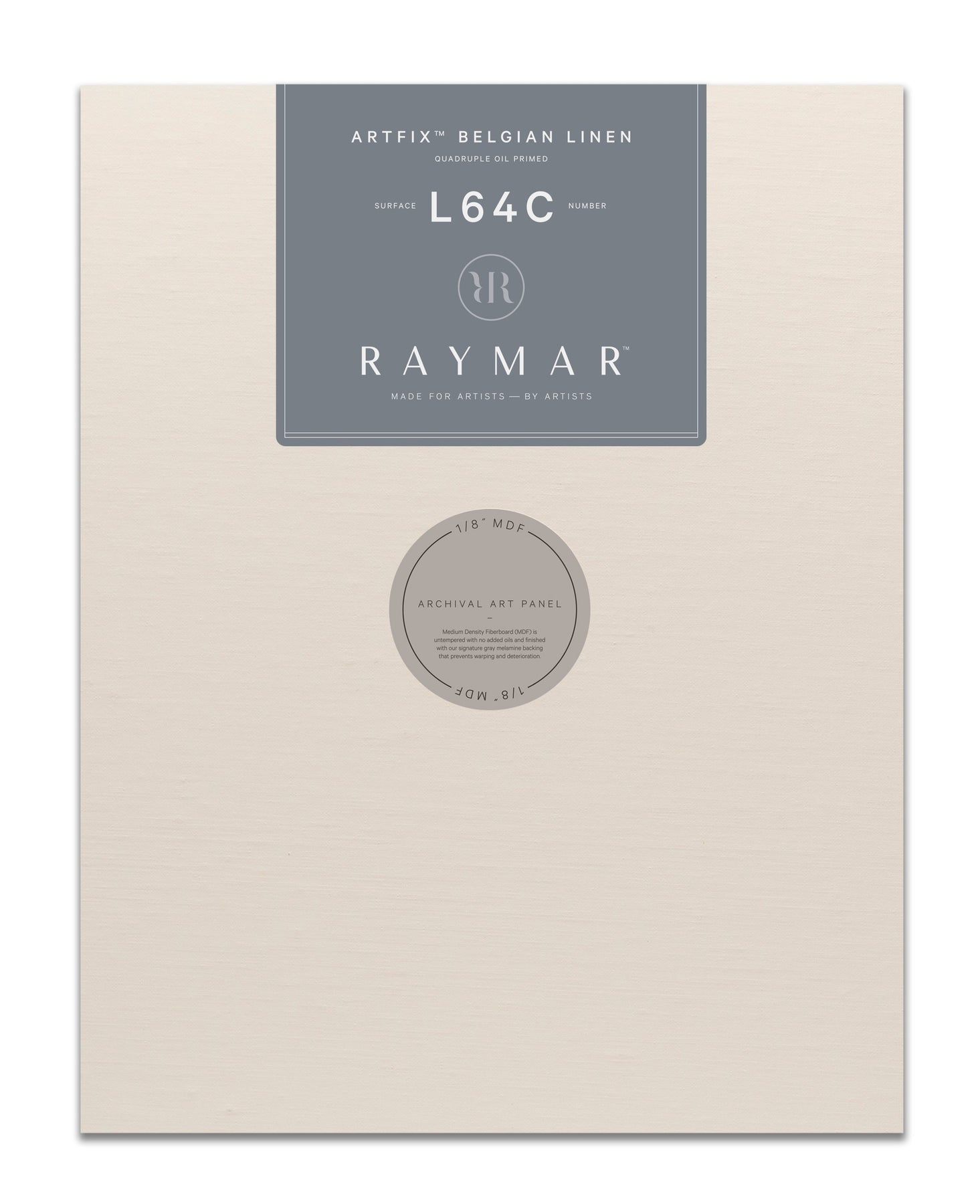 RAYMAR L64C Artfix Linen Panels - 1/8" MDF