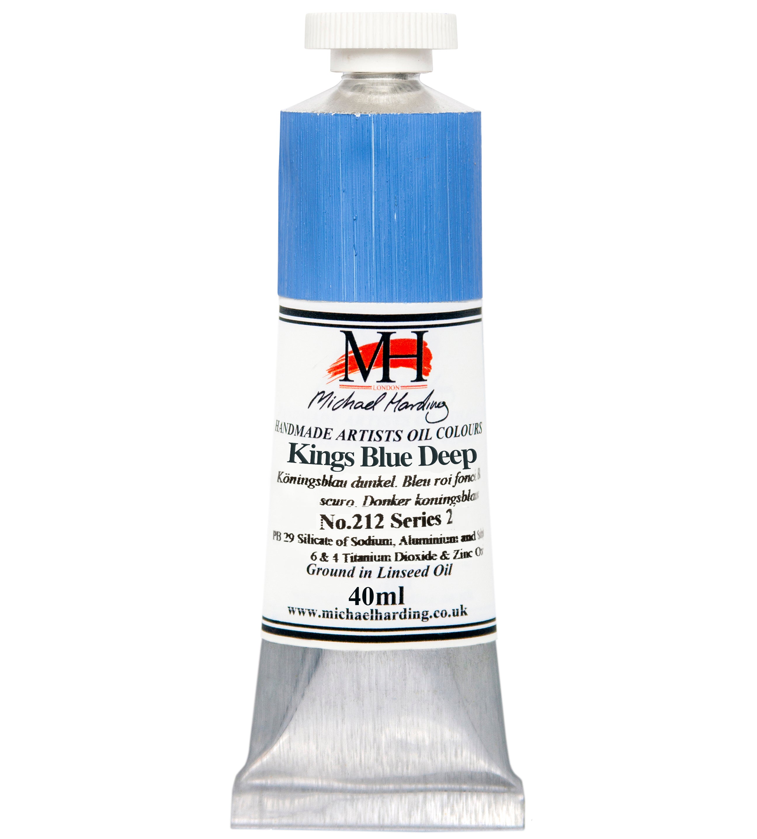 Michael Harding Oil Paint - Kings Blue Deep - 40ml Tube – RAYMAR